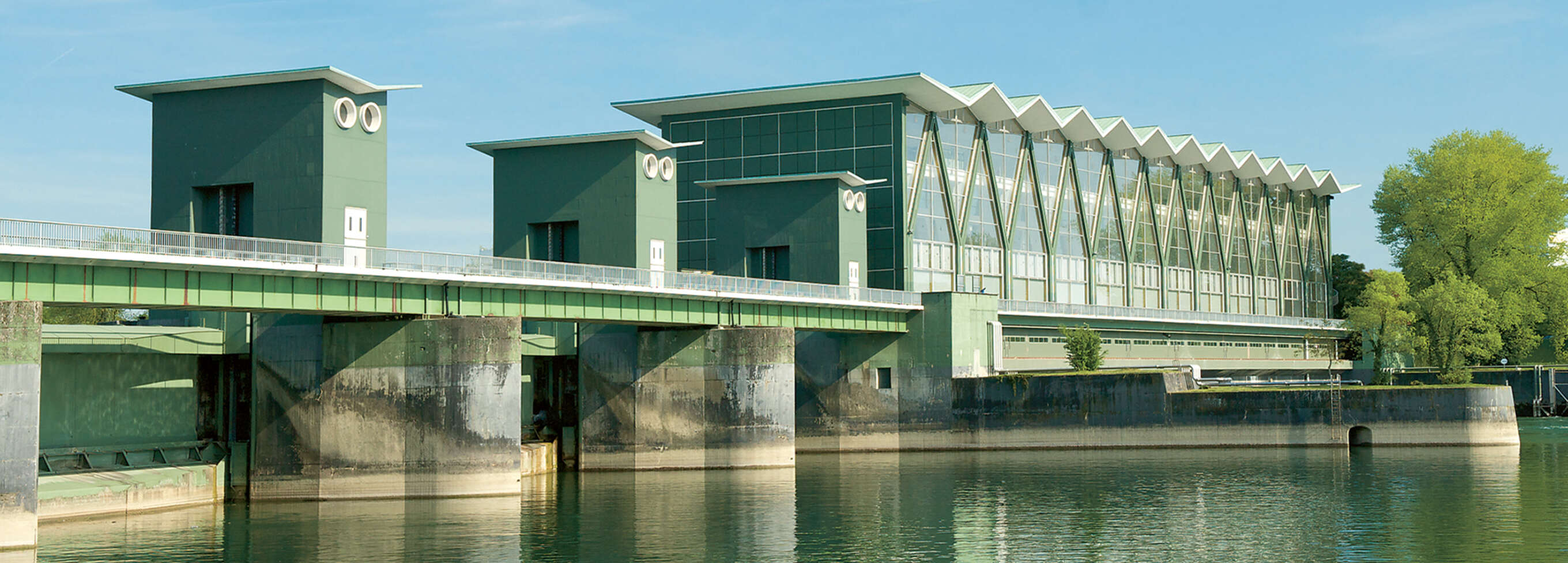Flusskraftwerk Birsfelden | Linie-e